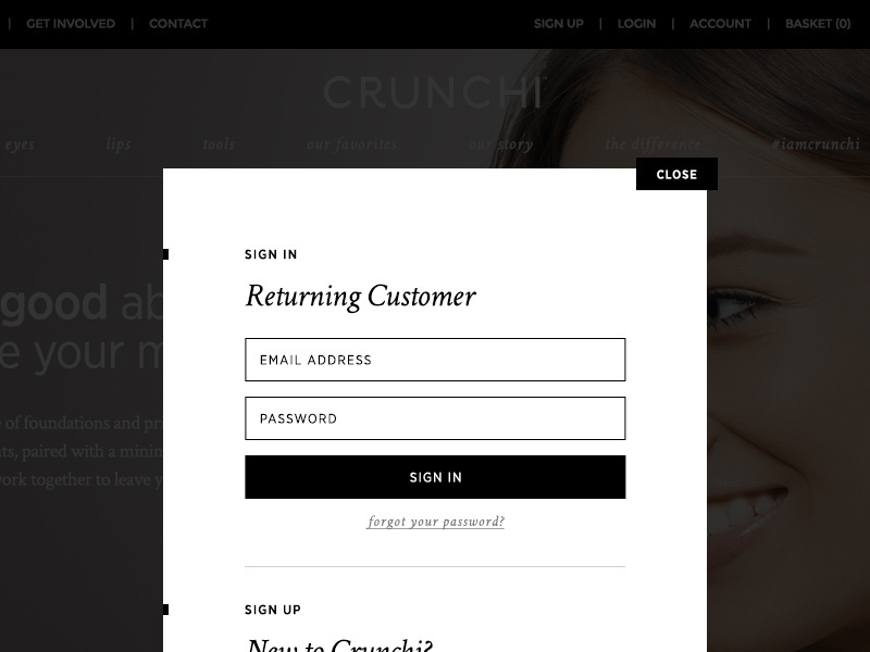 Sign In Pop Up by Kristen Smeehuyzen on Dribbble