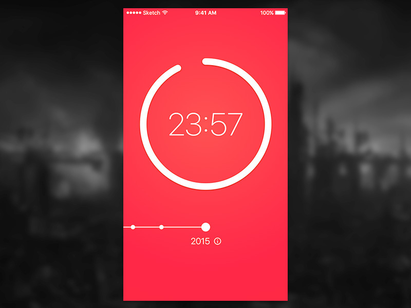 Doomsday Clock by Agustín Ruiz on Dribbble