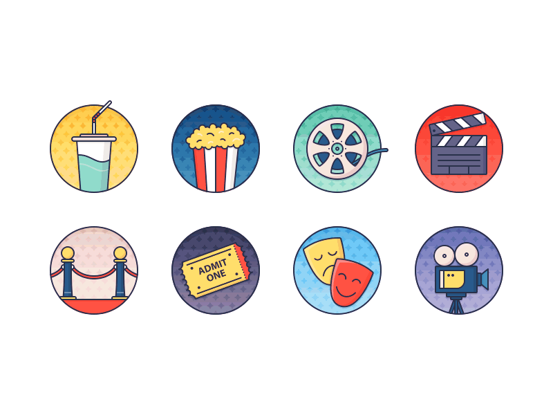 Movie Icons designs, themes, templates and downloadable graphic ...