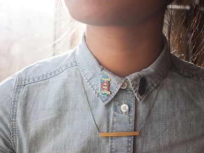 Skate or Die Pin by Michelle Nguyen on Dribbble