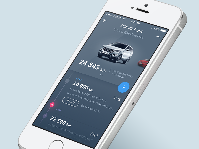 Hyundai — Service plan page by Max ⚡️ Osichka on Dribbble
