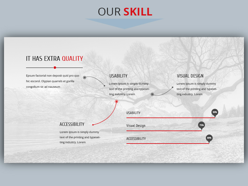 Our Skill Section Design by Tahmid Hasan on Dribbble