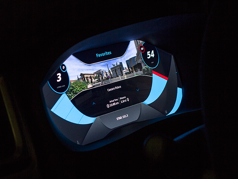 QNX Cluster Hybrid Navigation - CES 2016 by Allan Ziolkowski on Dribbble
