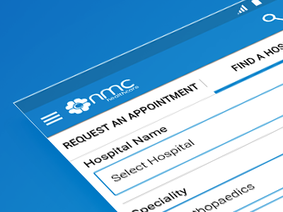 NMC Application design by Anil Nayak on Dribbble