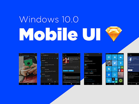 Windows Mobile UI KIT for Sketch by Petr Ondrusz on Dribbble