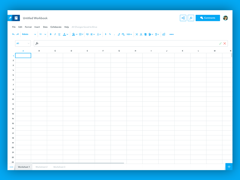 Spreadsheet UI Concept by Ryan Glaze on Dribbble