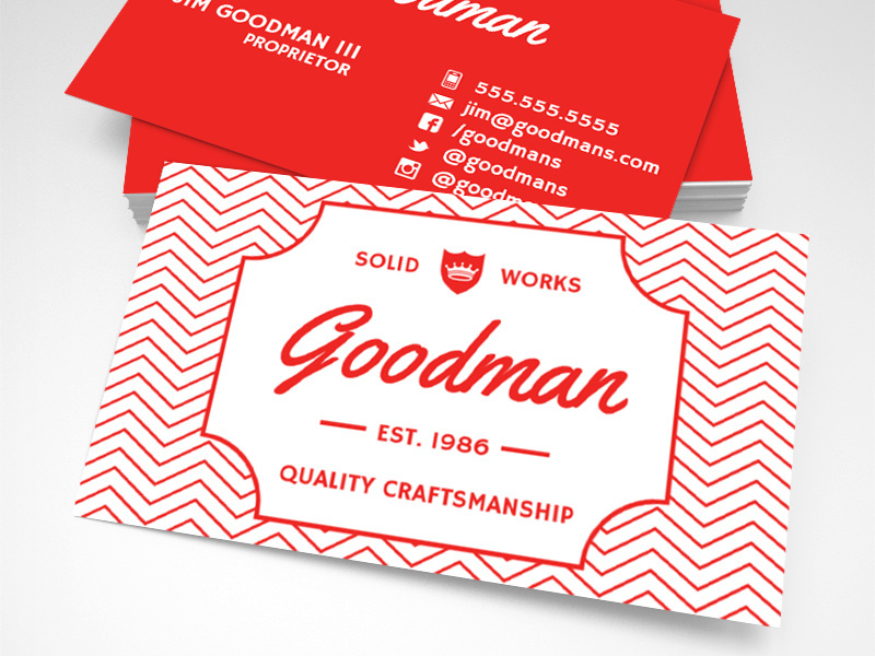 Goodman Template by Print Peppermint on Dribbble