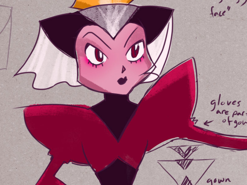 Red Queen Character Sheet by Rachel Nabors on Dribbble