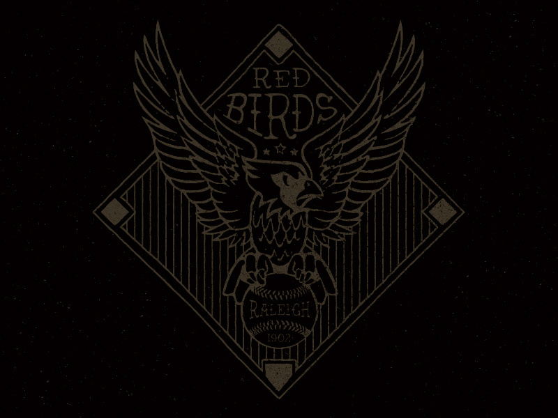 Raleigh Red Birds by Mitch Shepherd on Dribbble