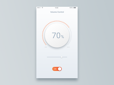 Volume Control by BryanC on Dribbble
