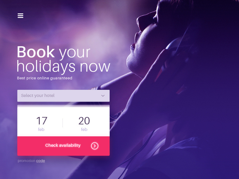 booking Engine by José Polanco on Dribbble