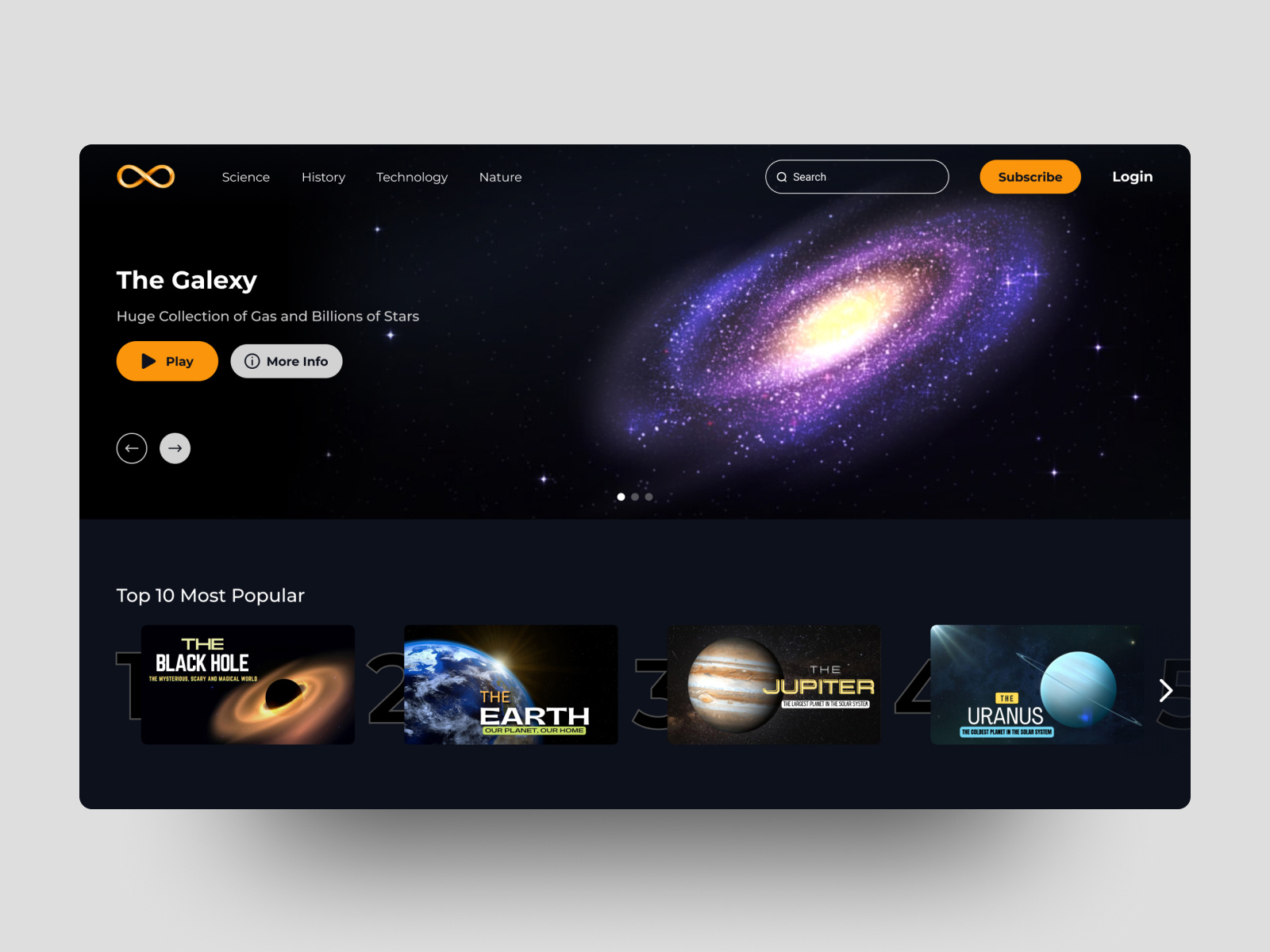 Infinity Stream by Jatin Lathiya on Dribbble