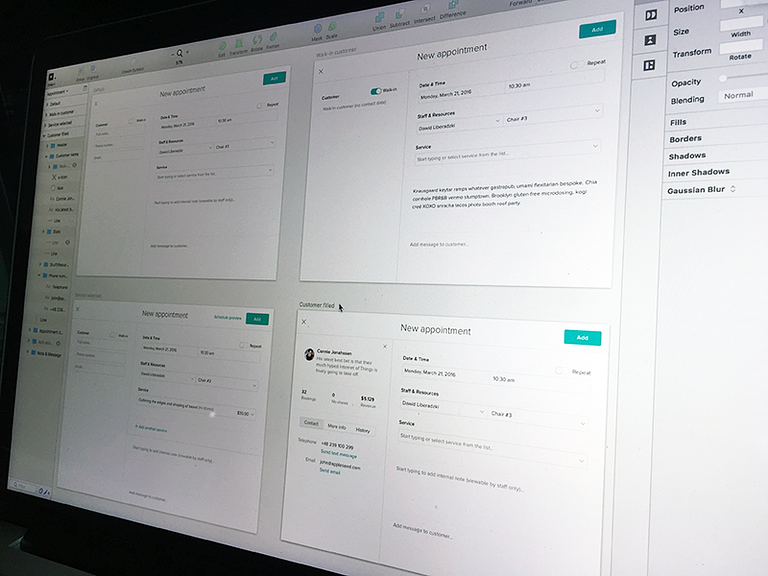Booking process by Dawid Liberadzki on Dribbble