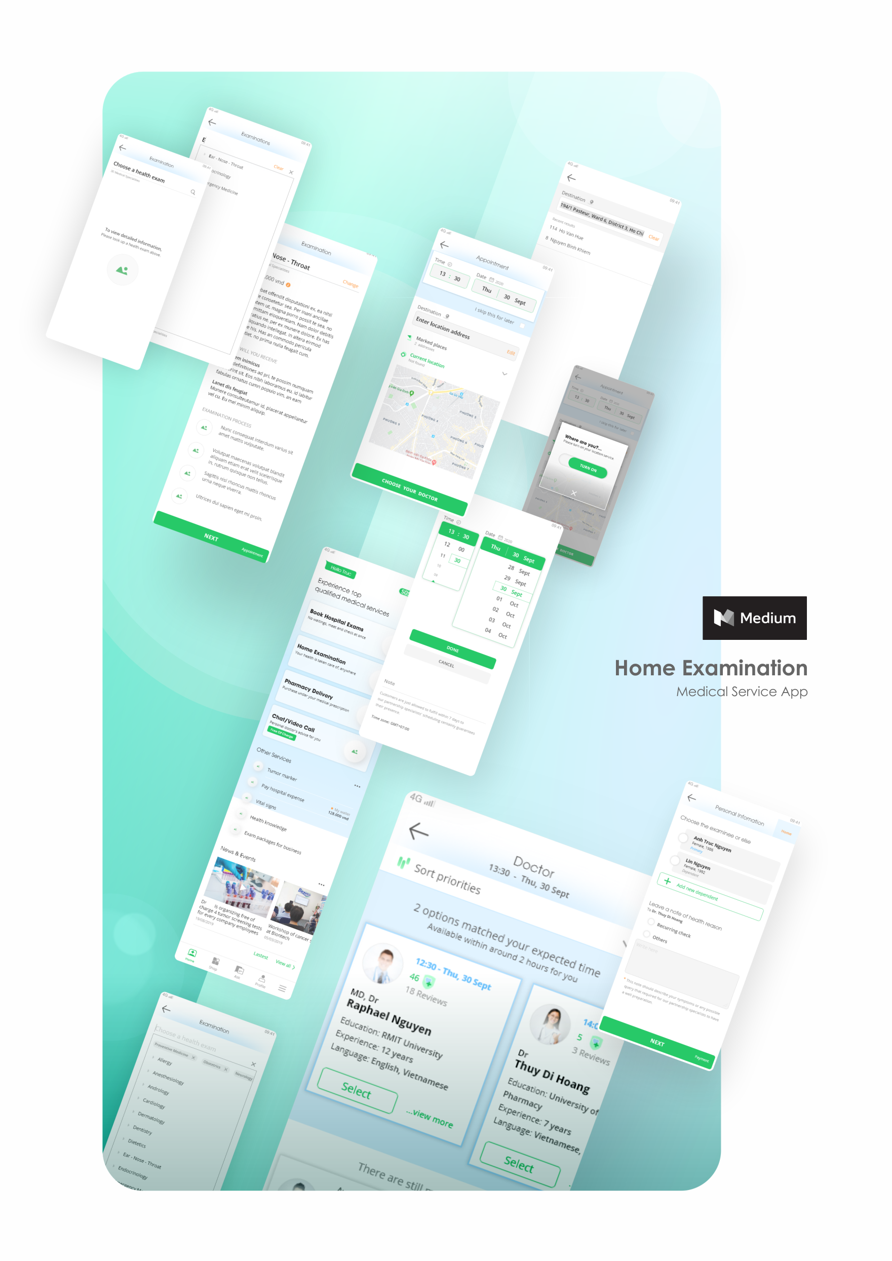 [Breakdown] UX Design — Health Service Mobile App by Lance Khổng Vân on ...