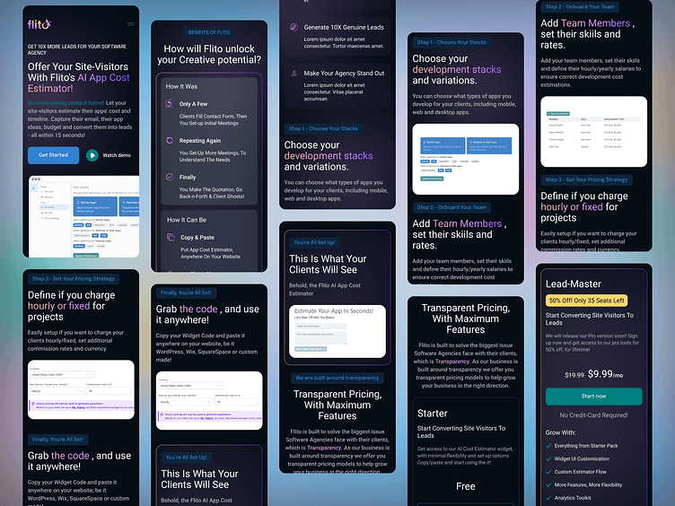 Flito- Saas Responsive landing page Redesign by ilias miah on Dribbble