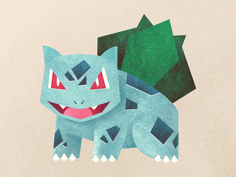 Bulbasaur by David Saunders on Dribbble
