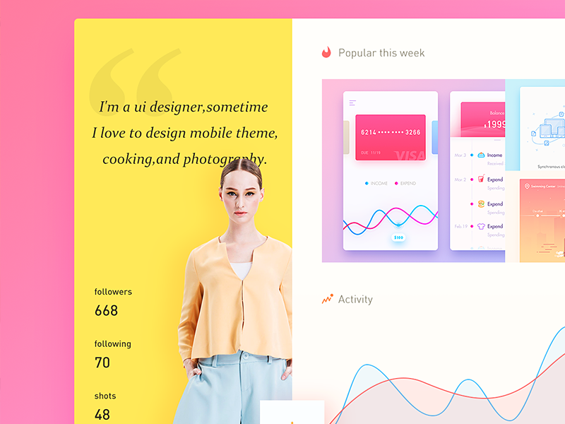 Profile by Dea_n on Dribbble