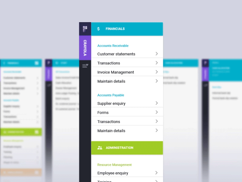 Browse thousands of Erp Menu images for design inspiration | Dribbble