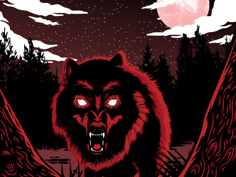 Wolf with more detail by Kyle Loaney on Dribbble