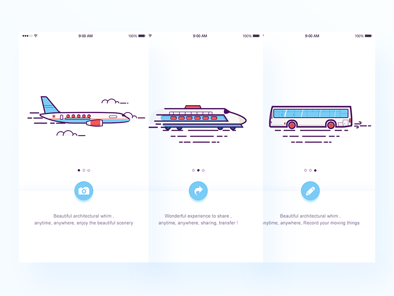 Simple Guide page design by luking for MG_Lab on Dribbble