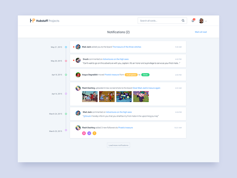 Notifications by Kontrast Interactive for Epic Coders 🚀 on Dribbble