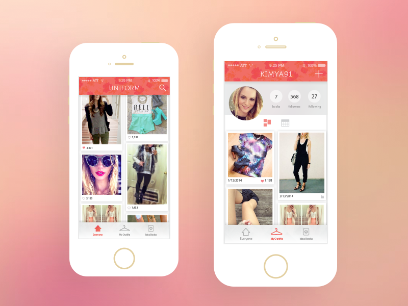 Fashion App Concept by Aubrey Hadley on Dribbble
