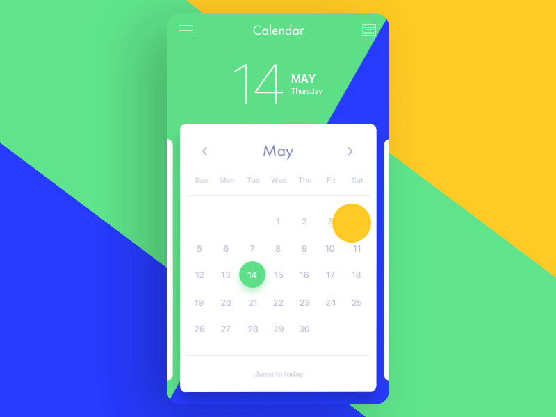 Calendar animation by Stan Yakusevych 🇺🇦 for heartbeat on Dribbble