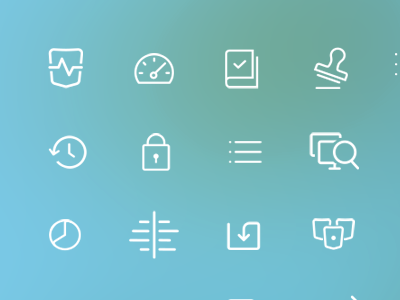 Skinny Icons by Marianna on Dribbble