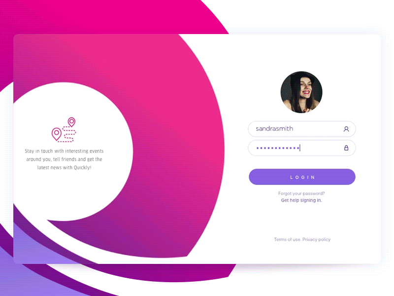 Login Page Animation. 2 Invites Giveaway by Cleveroad on Dribbble