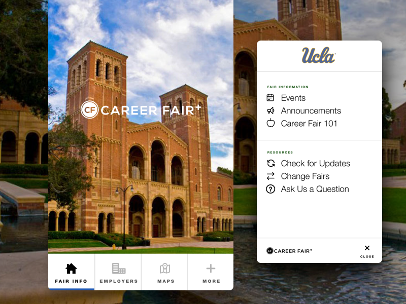 UCLA - Career Fair+ by Bryce Thompson on Dribbble