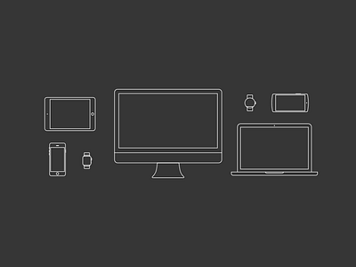 Different Device Sizes by Leander Lenzing on Dribbble