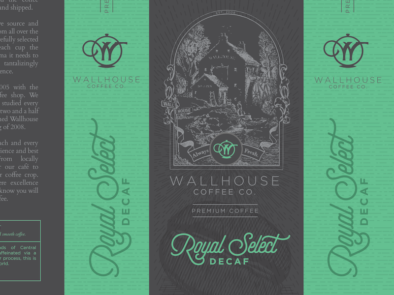 Wall house Coffee - Royal Select by Andrew Sale on Dribbble