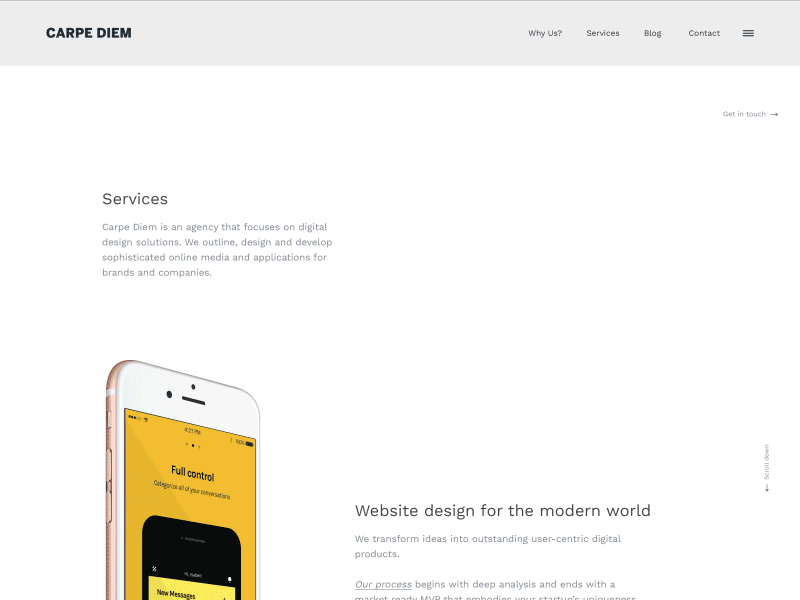 Service WIP by Christian Zuger on Dribbble
