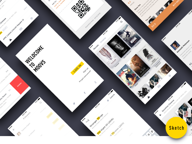 Cinema Uikit for Free by Xer.Lee on Dribbble