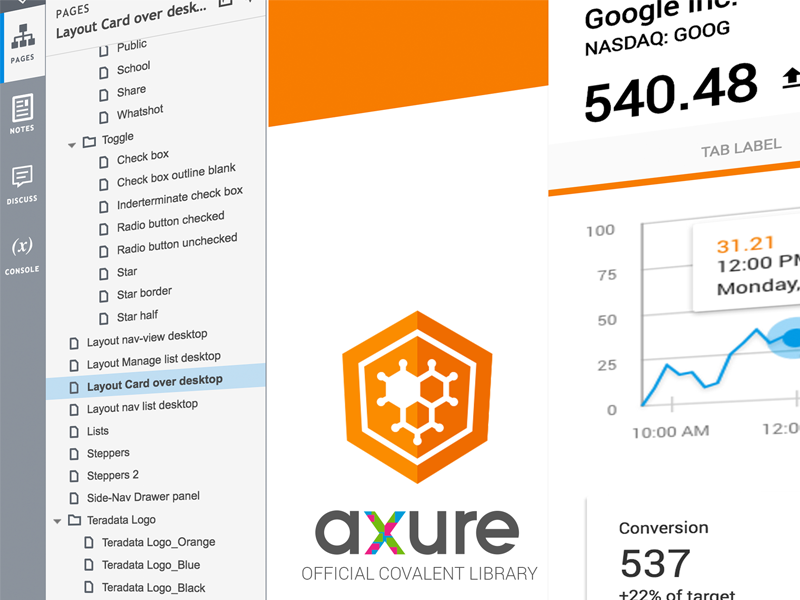 FREE Download Official Teradata Covalent Library! by Art Tawangar on Dribbble