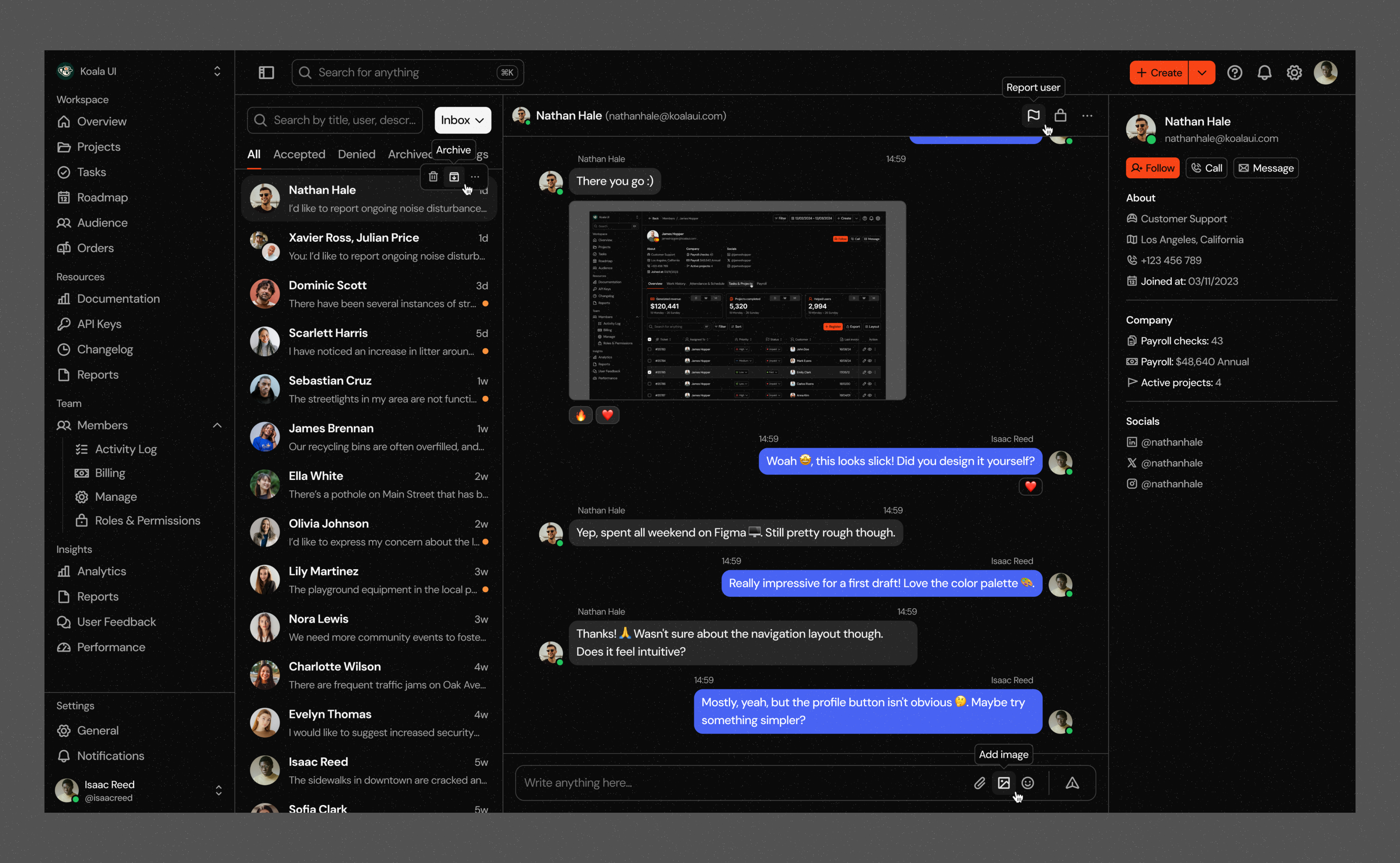 Chat Details · Koala UI by Jordi Espinosa on Dribbble
