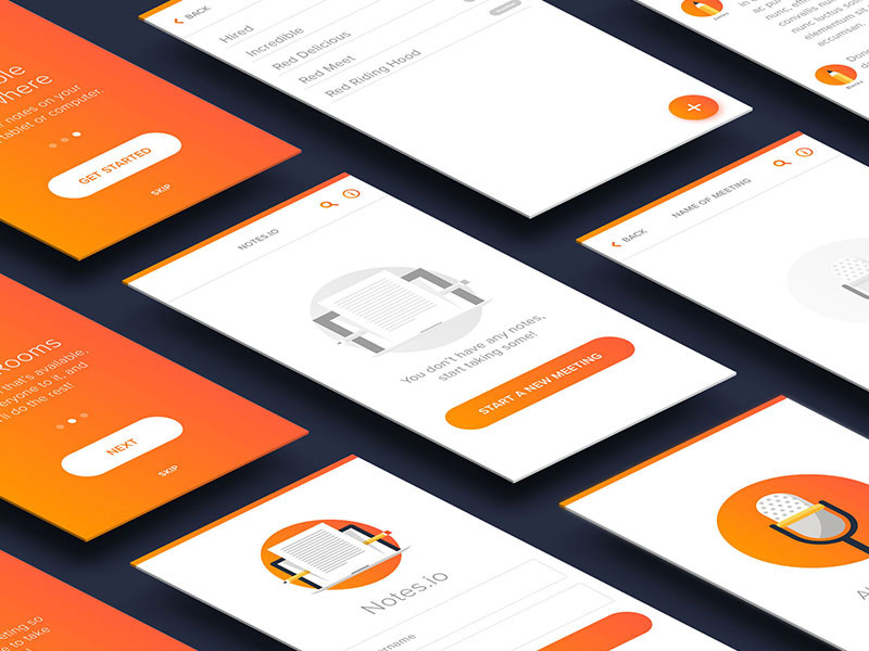 Notes.io - Hackathon Project by Adam Iscrupe for Red Ventures on Dribbble