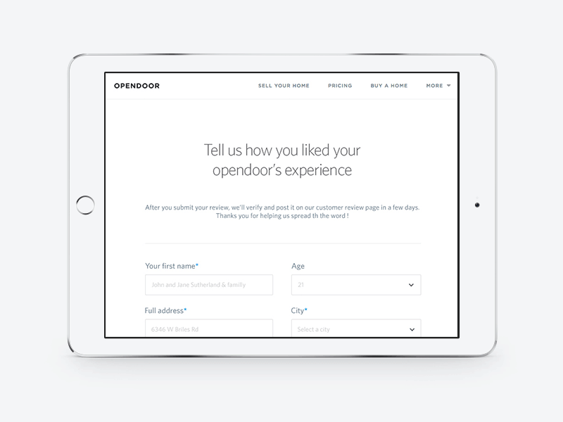 Browse thousands of Review Form images for design inspiration | Dribbble