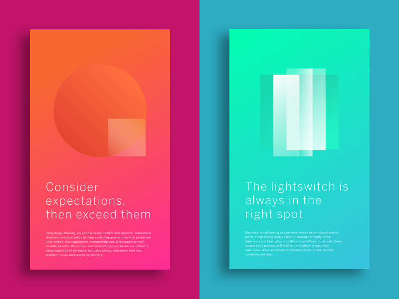 Tenets of good design by Lumen Bigott for Eventbrite on Dribbble