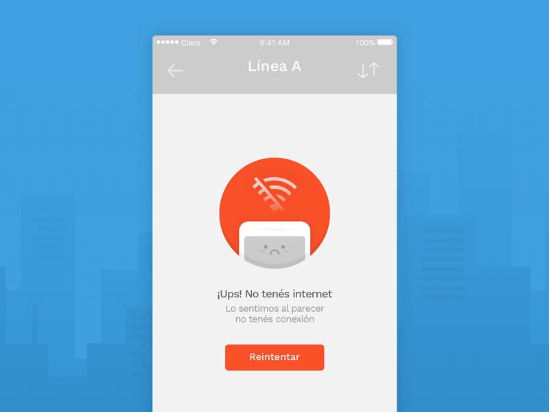 Andén app — iOS / Android Subway app - No internet connection by ...