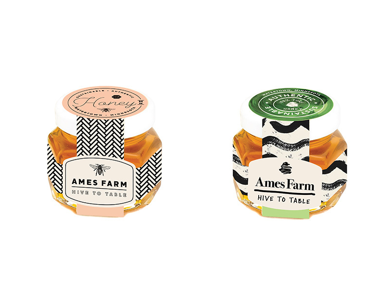 Ames labels by Anne Ulku on Dribbble