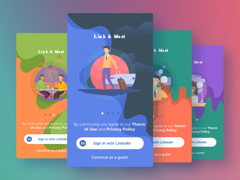 Tutorial App Screens by Cleveroad on Dribbble