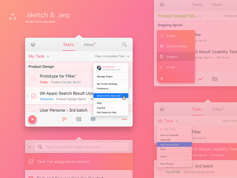 Asana Concept MacOS — Final Showcase by Azís Pradana on Dribbble