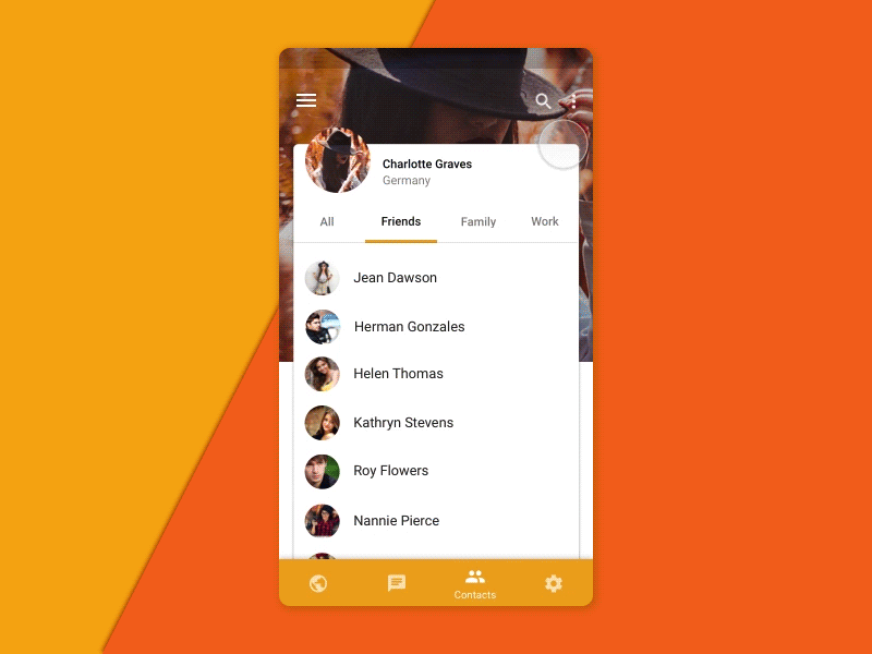 Profile Animation by Cleveroad on Dribbble