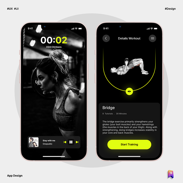 Gym App UI – Stay Fit, Stay Strong by Axewik Technologies on Dribbble