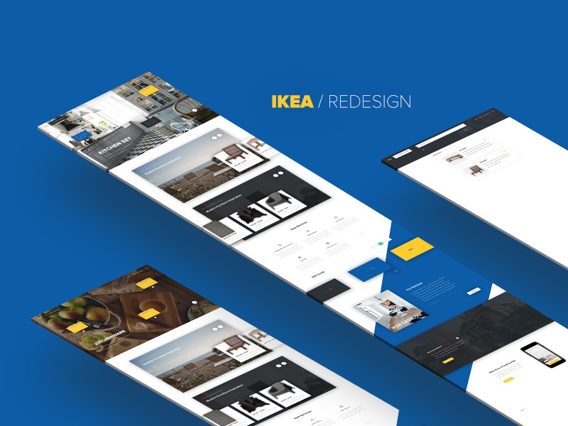 IKEA Homepage Redesign by Michael Abehsera on Dribbble