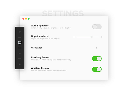 Settings Module for Desktop/Web Application by Aditya Kundu on Dribbble