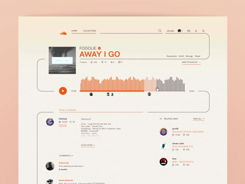 Browse thousands of Soundcloud images for design inspiration | Dribbble
