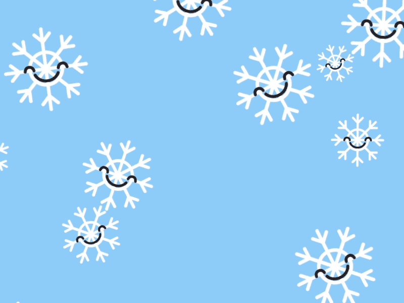 Smiley Snow by James Millington on Dribbble