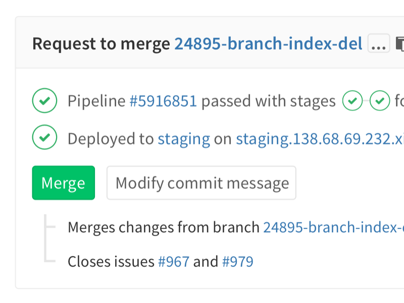 GitLab Merge Request Redesign by Dimitrie Hoekstra on Dribbble
